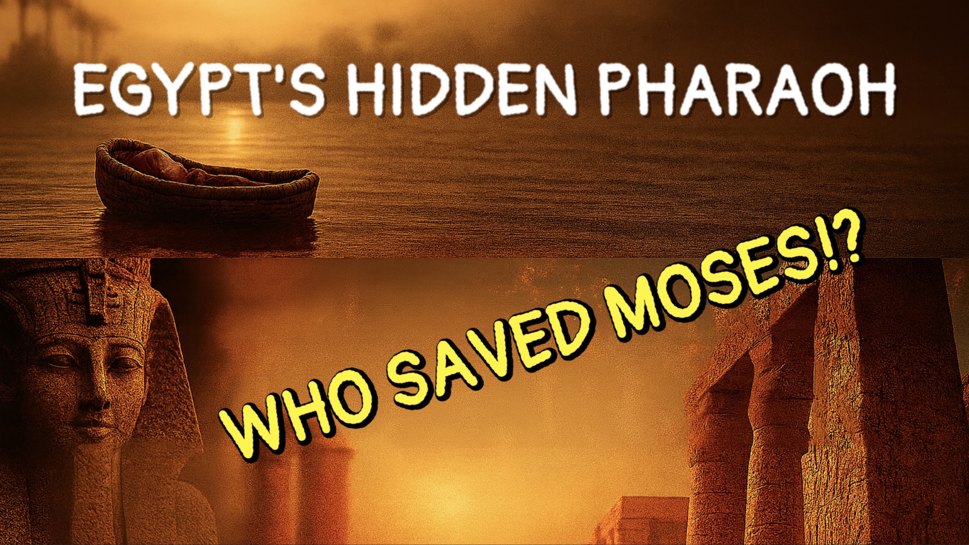 THE HIDDEN PHARAOH WHO SAVED MOSES! 3000-YEAR-OLD SECRET BURIED IN ...